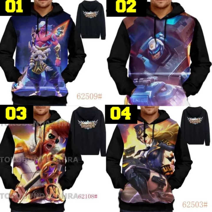 The New 3D MOBILE LEGENDS HOODIE JACKET | Lazada PH