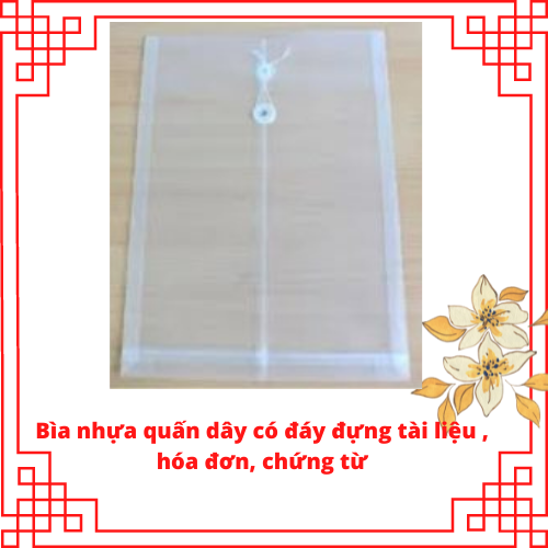 Combo 12 Cái Bìa Nhựa Quấn Dây Trà My Khổ A4 F4 Lazada Vn