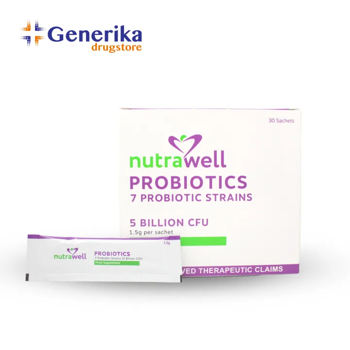 Nutrawell Probiotics Sachet 5 Billion CFU - 1.5 Children - 10 Sachets ...