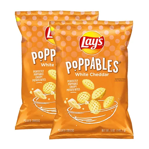 Lay's Poppables White Cheddar Potato Snacks 2 Pack (141.7g per Pack ...