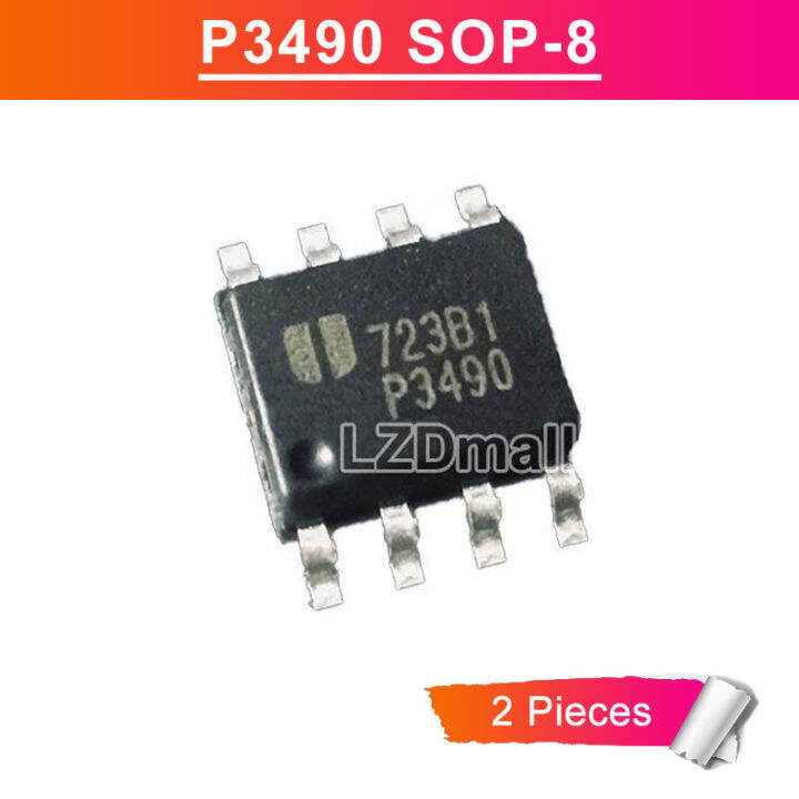 2pcs P3490 SOP8 P 3490 EUP3490 EUP3490WIR1 SOP-8 SOP SMD 3A/40V Step-Down Converter Chip IC new ...