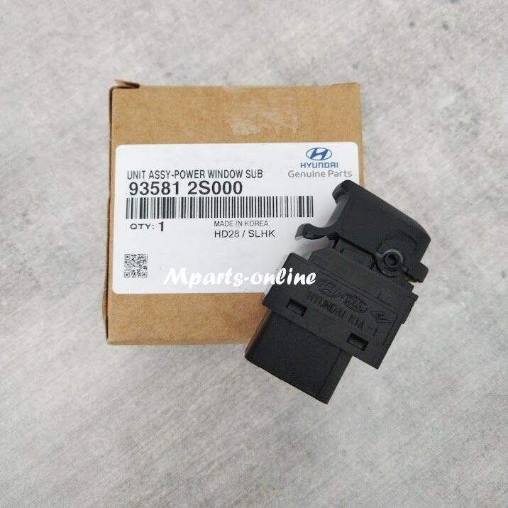 POWER WINDOW SWITCH REAR - LEFT / RIGHT (GENUINE PARTS) HYUNDAI TUCSON ...