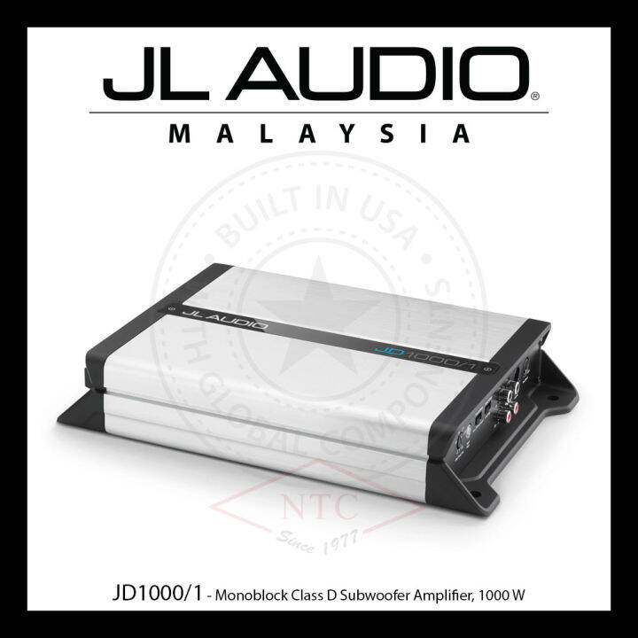 JL Audio JD Series Monoblock Class D Subwoofer Amplifier 1000 W ...