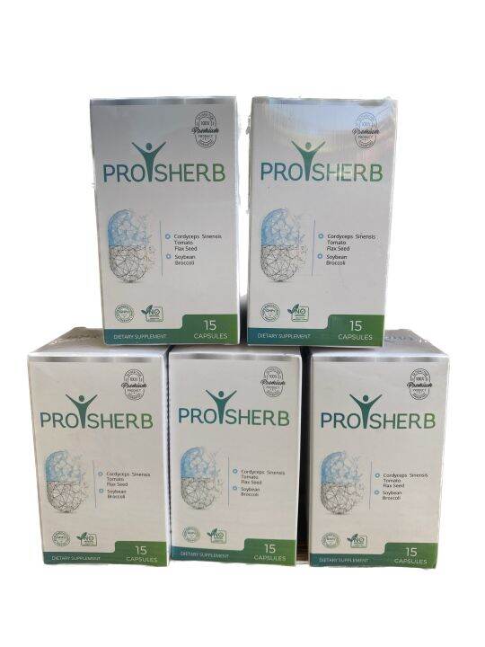 Authentic Prosherb Capsules for Men's Health - 15 Caps for Prostate ...