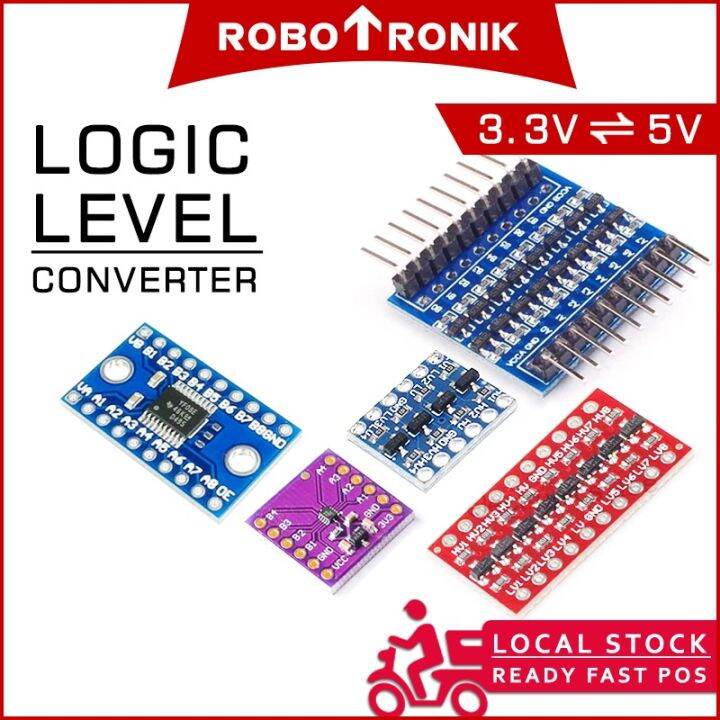 Logic Level Converter (Bi-Directional) Module 4 / 8 Channel TXS0108E ...