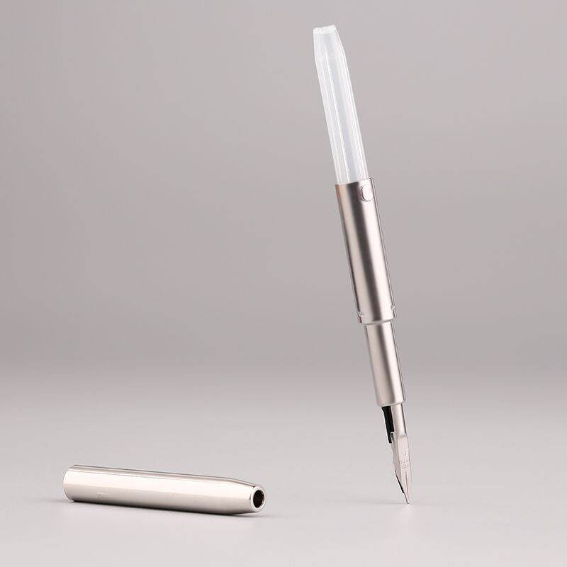 MAJOHN A1 New Press Metal Fountain Pen Retractable Extra Fine Nib 0.4mm ...