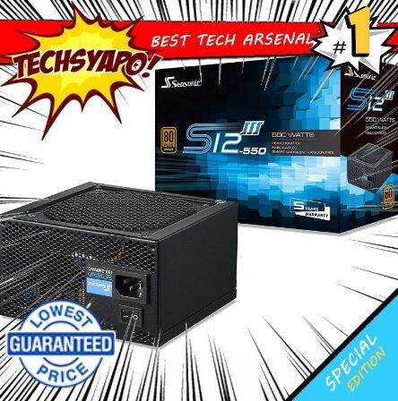SEASONIC S12 III 500W 550W 650W 80+ BRONZE POWER SUPPLY PSU | Lazada PH