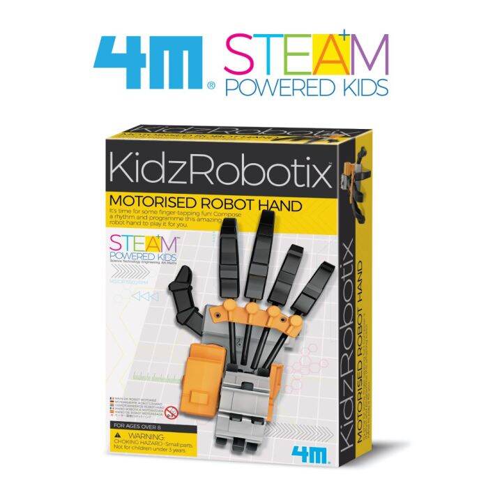 4M Steam Education Toys - KidzRobotix / Motorised Robot Hand | Lazada