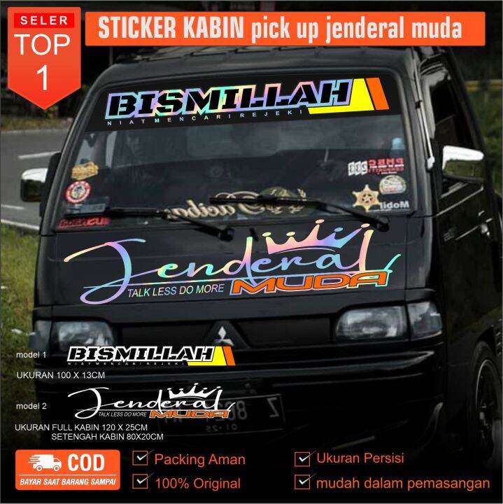 TERKEREN STICKER KABINpickup jenderal muda CARRY FUTURA DAN L300 ...