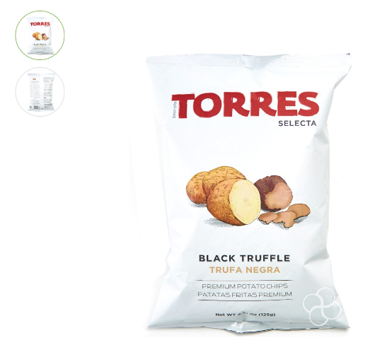 Torres Selecta Black Truffle Potato Chips 125g | Lazada PH