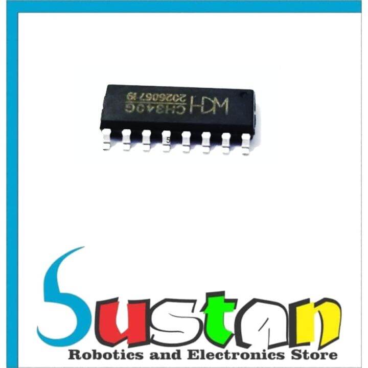 IC CH340 SMD CH340G USB SERIAL TTL UART RS232 CHIP CH 340 SOP 16 SOP16 | Lazada Indonesia