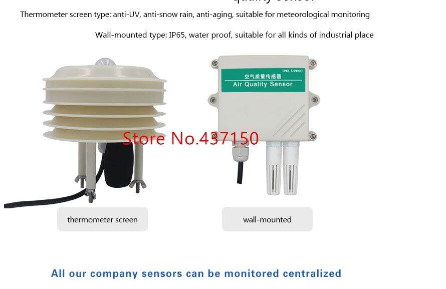 RS485 Air Particle Dust Sensor Outdoor Air Quality Sensor for PM2.5 ...