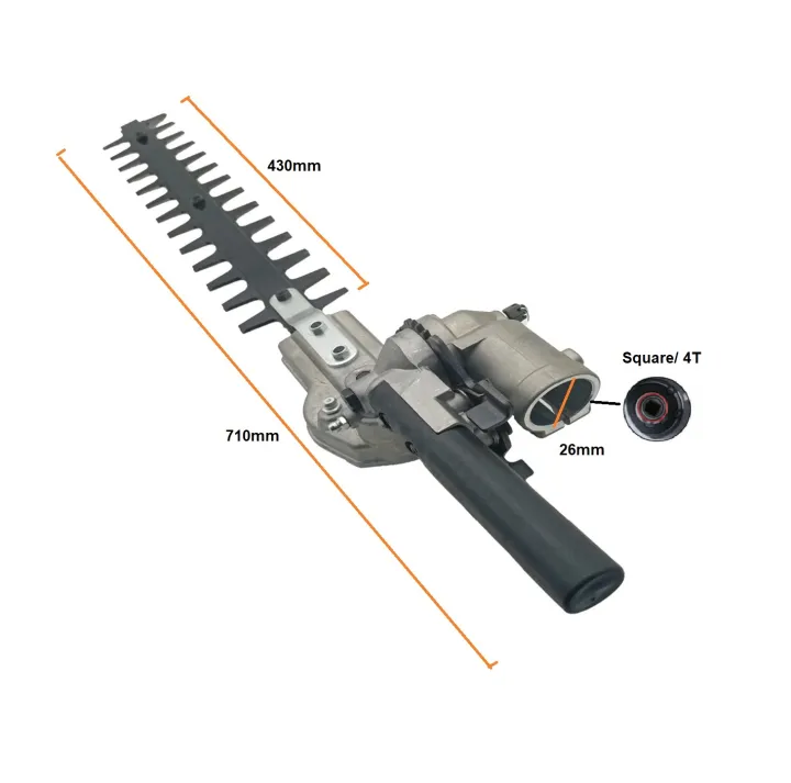 BRUSH CUTTER POLE HEDGE TRIMMER HEAD ATTACHMENT TO BRUSH CUTTER MACHINE ...
