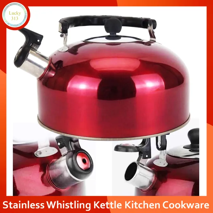 Lucky313 Stainless Whistling Kettle Kitchen Cookware Tea Pot Takore ...