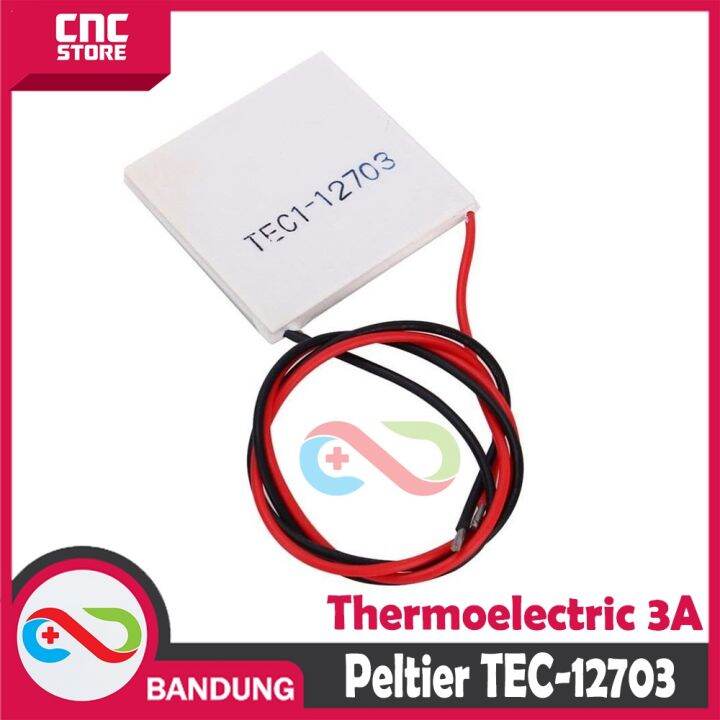 PELTIER TEC-12703 TEC1 12703 THERMOELECTRIC DC 12V 3A | Lazada Indonesia
