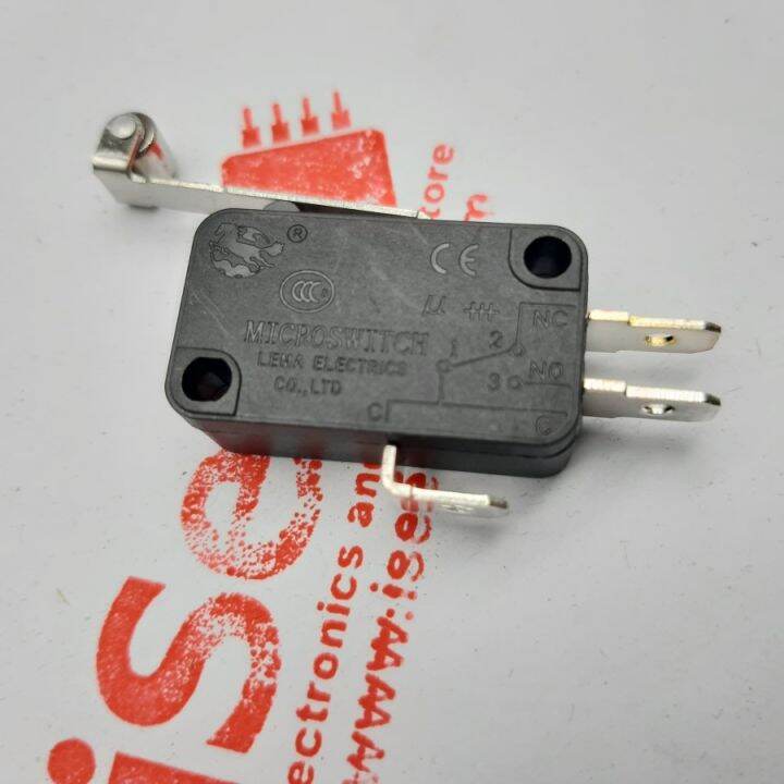 Micro Limit Switch sensor pembatas SPDT 16A 250V AC Plat Panjang Roda | Lazada Indonesia