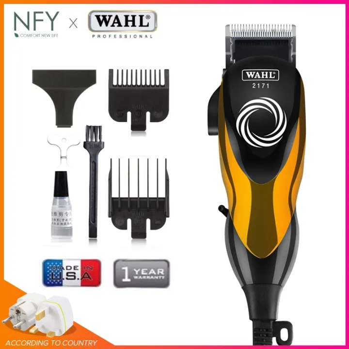 WAHL 2171 Professional Heavy Duty Hair Clipper Complete Set Razor ...