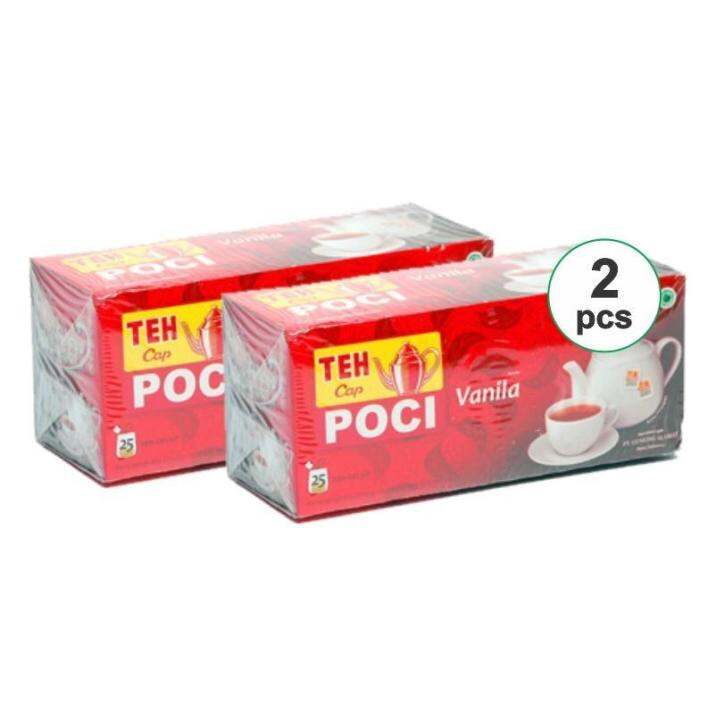 Teh Poci Rasa Vanila (Teh celup) (2 box 50pcs)-serba ada uli | Lazada ...