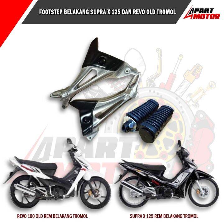Footstep Honda Supra X 125 Revo 100 Old Satu Set | Lazada Indonesia