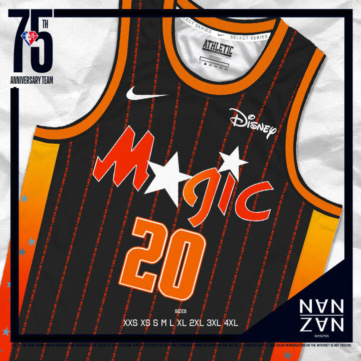 NANZAN 75th Edition NBA Orlando Magic Markelle Fultz Jersey 2022 ...