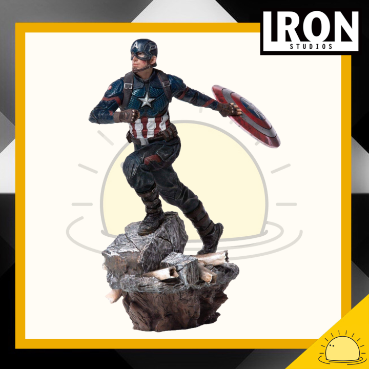 Captain America (Deluxe) : Marvel Avengers Endgame BDS 1/10 Art Scale Statue By Iron Studios งาน ...