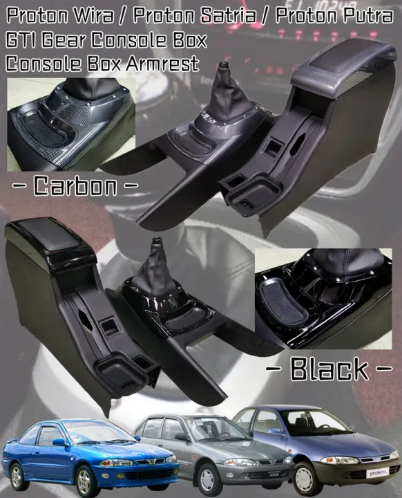 Proton Wira GTI Gear Console Box - Black / Carbon | Lazada
