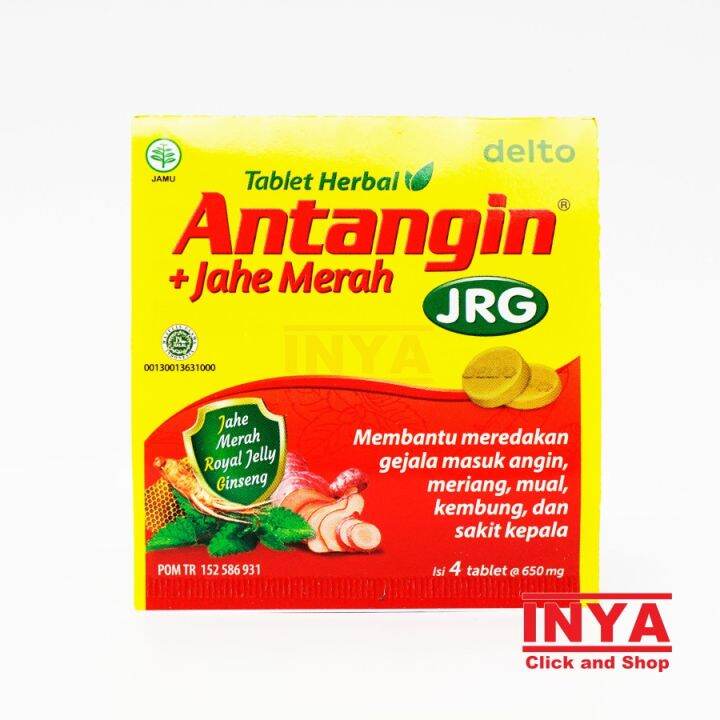 ANTANGIN JRG TABLET HERBAL + JAHE MERAH 4 Tablet STRIP | Lazada Indonesia