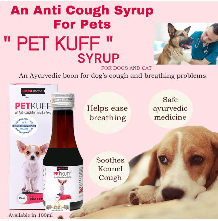 Ektek Pharma Pet Kuff Anti-Cough Formula For Dogs And Cats 100 Ml ...