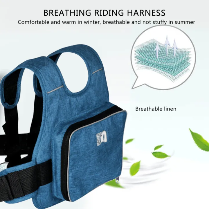 Universal Motorcycle Safety Belt For Kids With Storage Bag Rear Seat ...