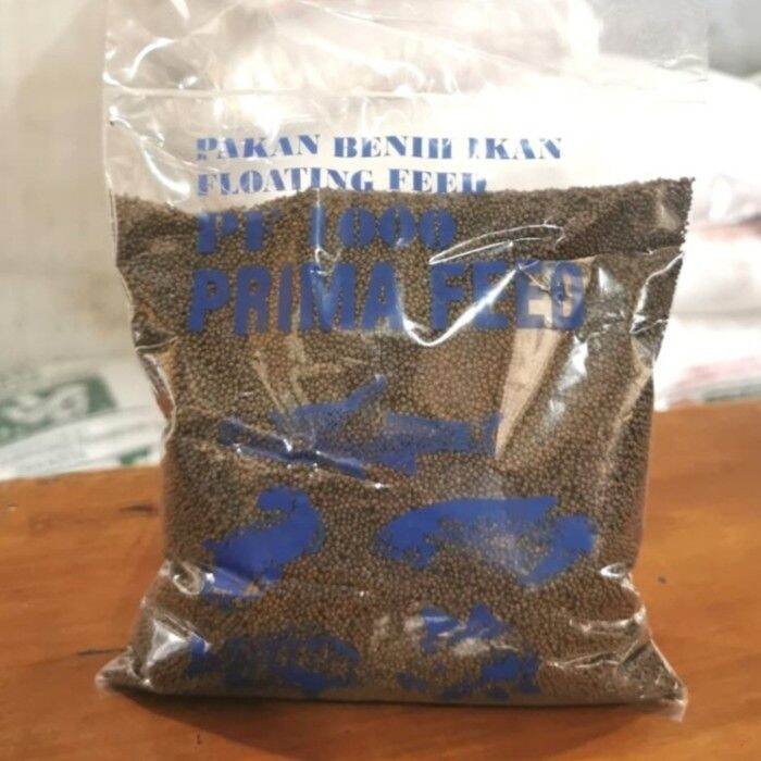 Prima Feed PF500 500gr / Pakan Pelet Benih Ikan Floatin PF 500 | Lazada ...