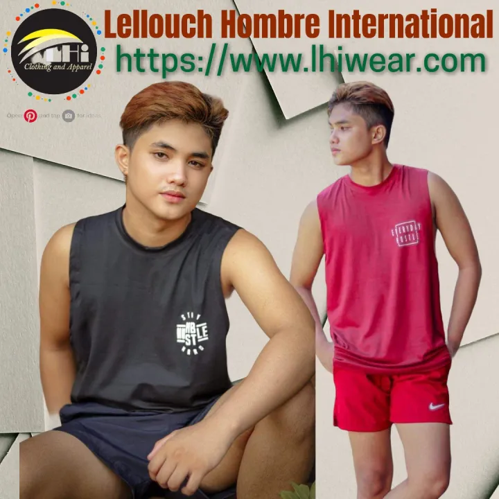 Minimalist Design of Men Tank Top Tees l Ang Lakas Makapapoging Muscle ...