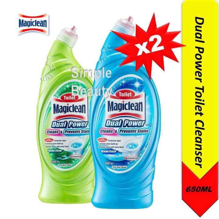 Magiclean Dual Power Toilet Cleaner, 650ml [Bundle of 2] | Lazada Singapore