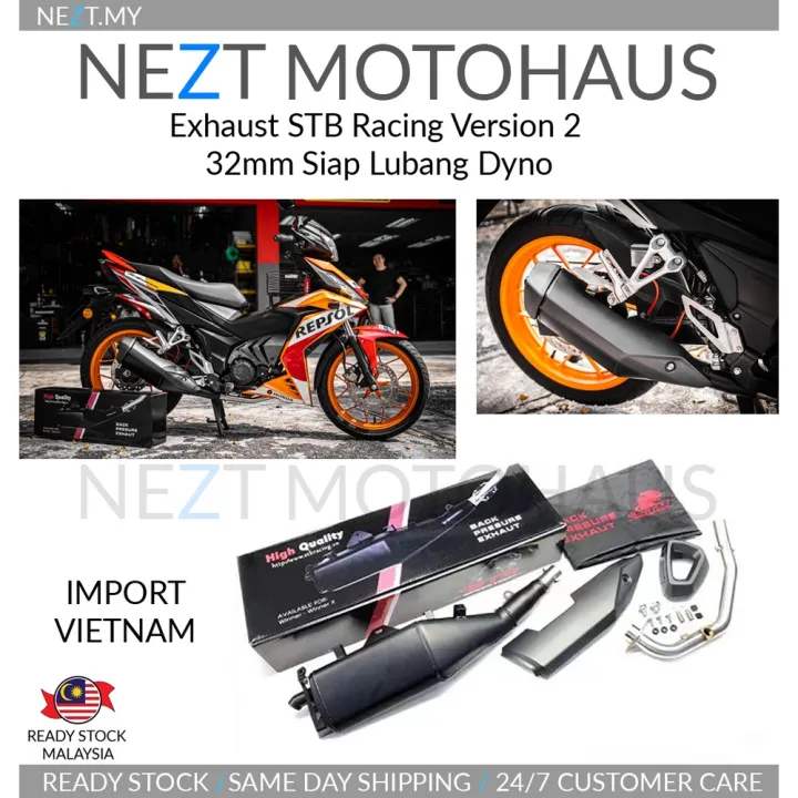 STB Honda RSX RS150 V1 V2 Exhaust Standard Cutting Racing Version 2 ...