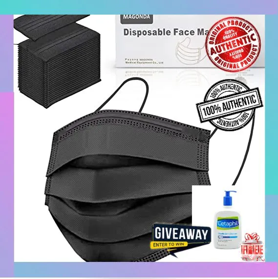 50 PCS DISPOSSABLE MASK Surgitech Medical Grade Facemask 3PLY ...