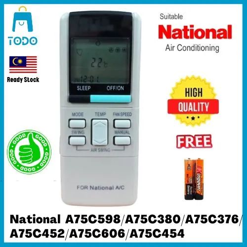 【Malaysia Ready Stock】National Air Conditioner Remote Control For ...