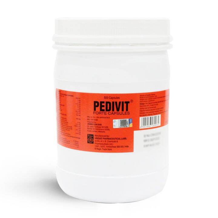 PEDIVIT FORTE CAPSULE (500'S) | Lazada