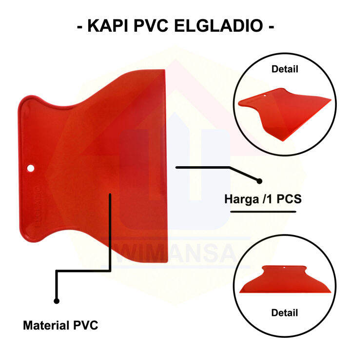 KAPI PVC ELGLADIO - SCRAPER - KAPI PLAMIR | Lazada Indonesia