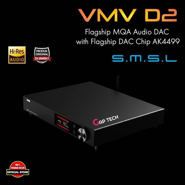 SMSL VMV D2 / VMVD2 Hi-Res Flagship MQA Audio DAC with AK4499 DAC ...