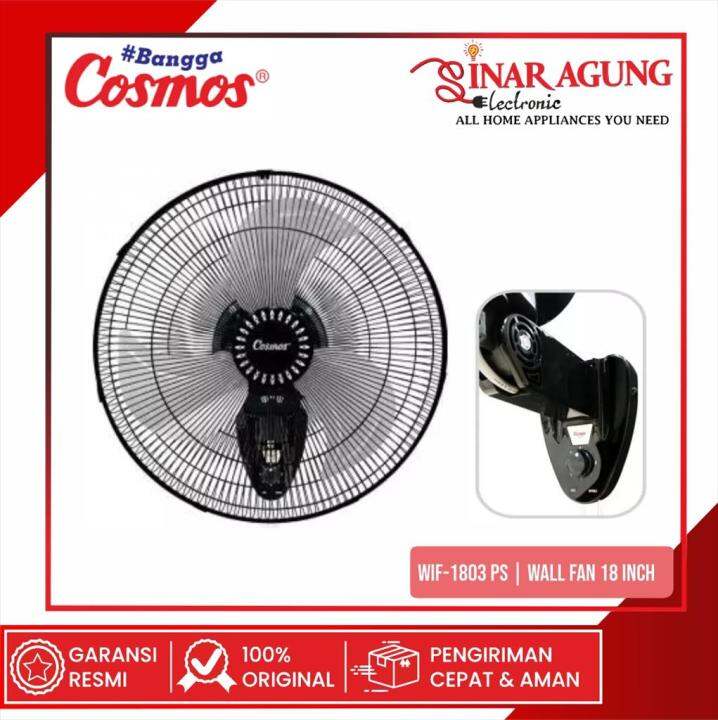 COSMOS WALL FAN 1803PS / WIF 18 INCH BALING-BALING BESI 100% ORI ...