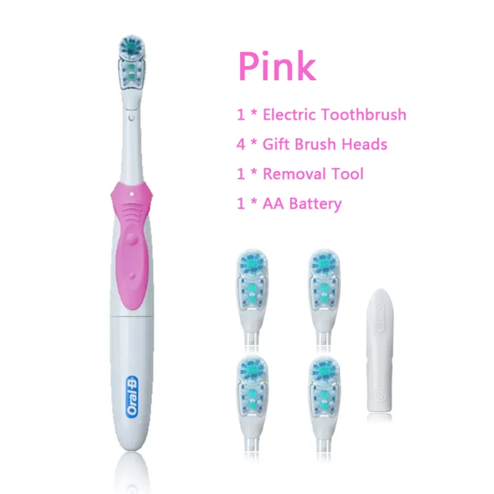Oral B Electric Toothbrush Cross Action Dual Rotation & Vibration AA ...