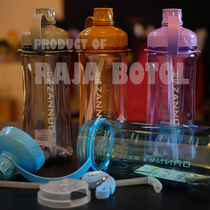 Raja Botol - Botol Minum Import Zannuo Besar 1300 ml + Filter + Sedotan ...