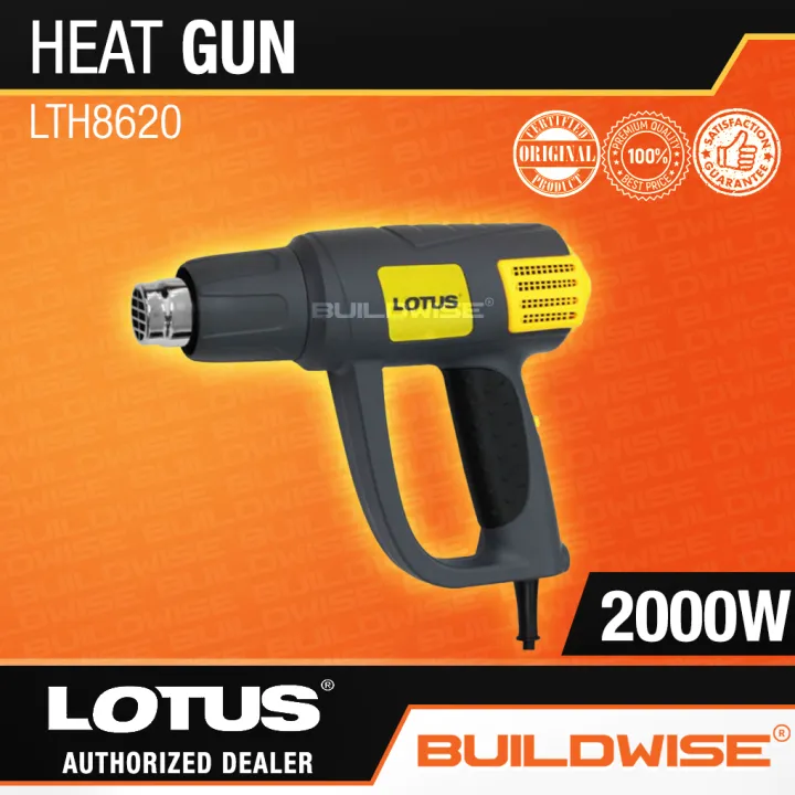 Lotus Heat Gun 2000 Watts LTH8620 「BUILDWISE®」 | Lazada PH