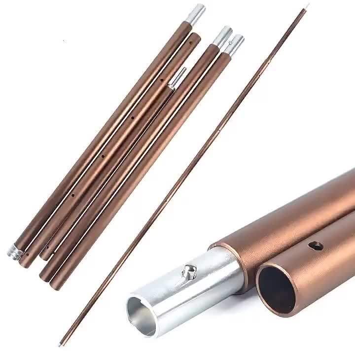 Outdoor Tent Pole Foyer cket Camp Column Canopy Support Rod 5 Section ...