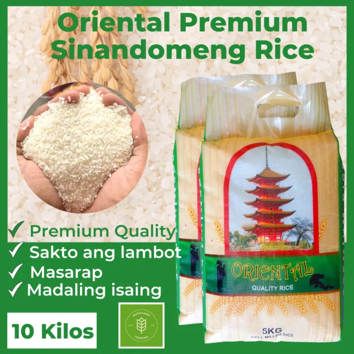 PREMIUM SINANDOMENG ORIENTAL RICE 10 KILOS (Malambot, Maputi, Masarap ...