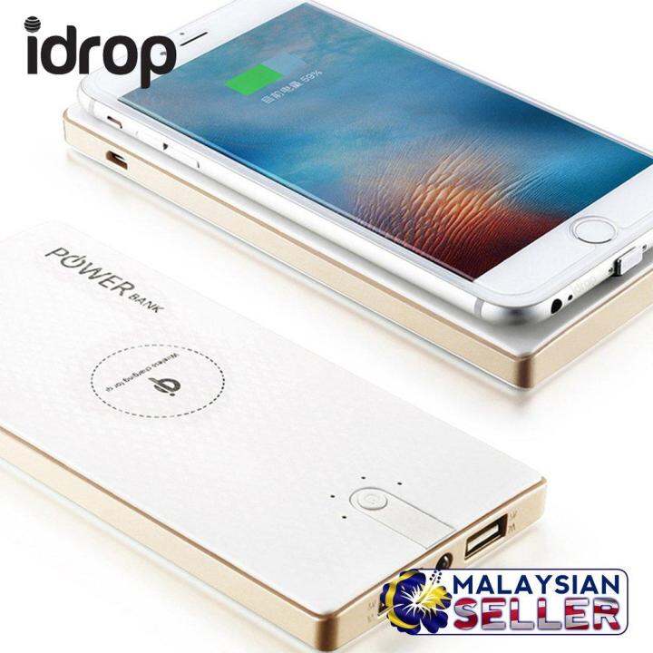 2 in 1 Wireless Charger Powerbank T-8000 / 8000mAh | Lazada