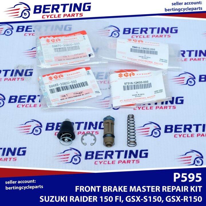 SGP REPAIR KIT FRONT BRAKE MASTER Raider 150 FI V1 GSX-S150 GSX-R150 ...