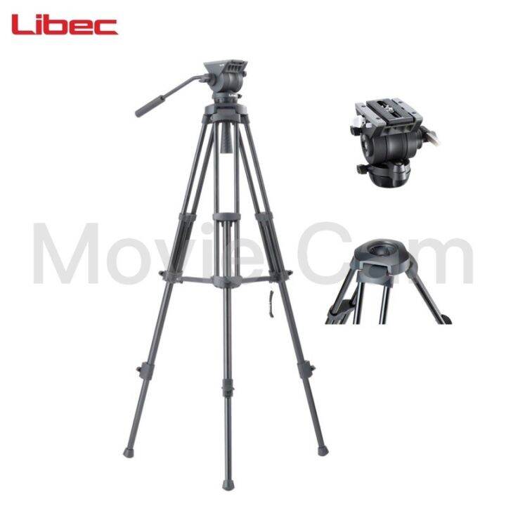 Libec Th Z Tripod System With Mid Level Spreader 75mm Lazada Indonesia