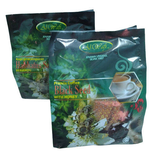 Al-Wafi Kopi Pracampuran Habbatus Sauda Bermadu 20 peket [03/25] | Lazada