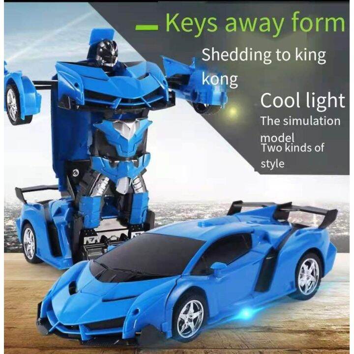 Simulation of remote control car racing, transforming autobots with ...