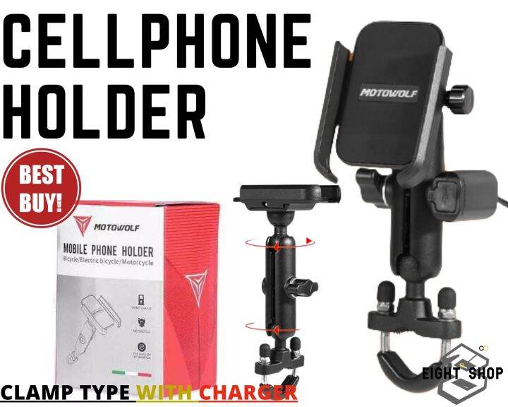 8D Keeway RCX 125 l MOTOWOLF V3 Motorcycle CP HOLDER CLAMP TYPE WITH ...